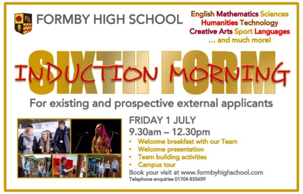 SIXTH FORM INDUCTION MORNING – Formby High School